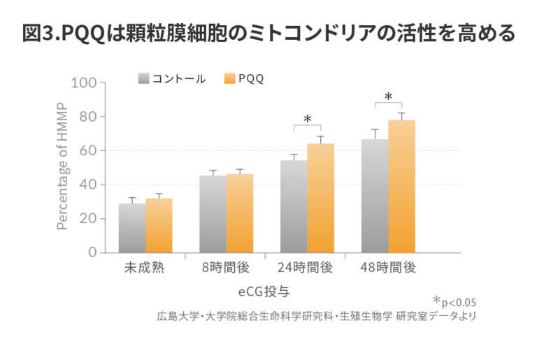 【研究紹介】卵活とミトコンドリア～質の良い成熟卵を得るためにPQQができること | BioPQQ🄬日本公式サイト